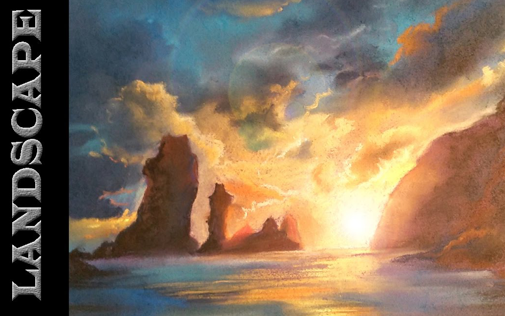 【绘画技巧】风景画的表现手法(色粉画)