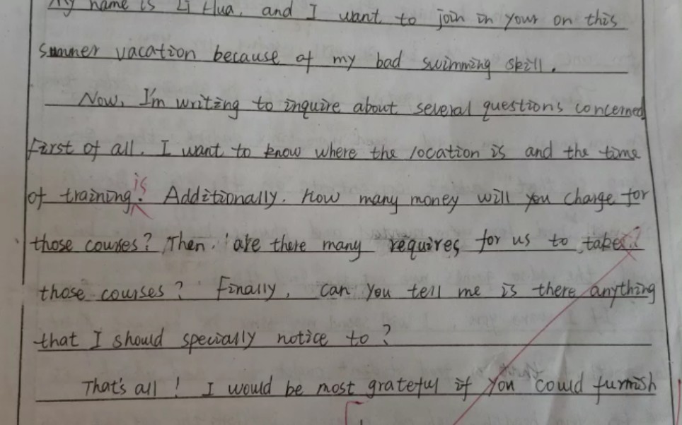 寒假学习–英语作文复习