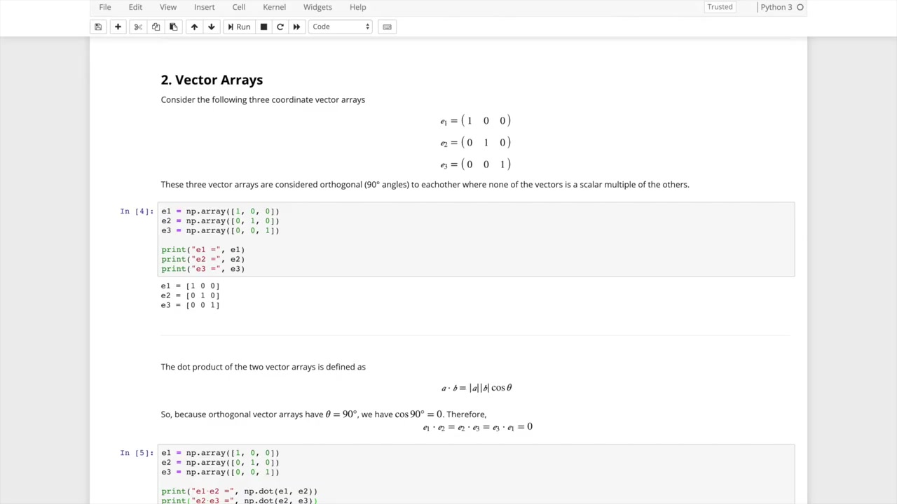 Recitation 0B | Foundations of NumPy