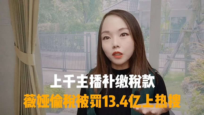 #薇娅#偷税漏税