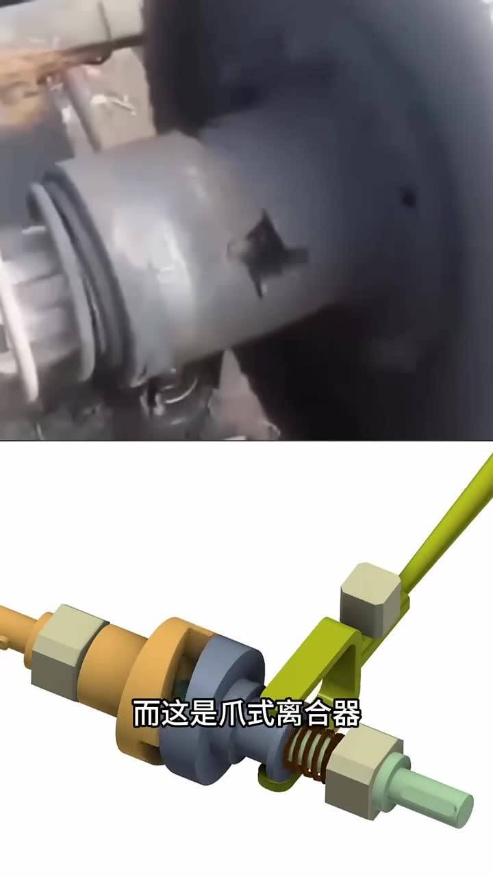 摩擦片离合器与单向离合器原理 #机械原理