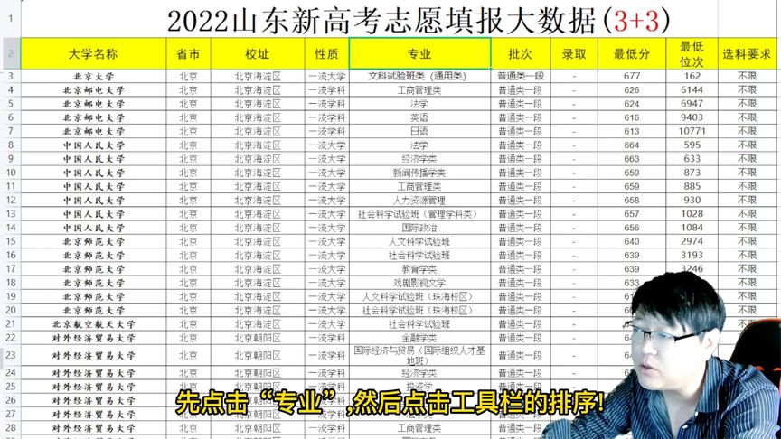 2022山东高考报志愿大数据电子版:使用方法教程!让报考更简单!