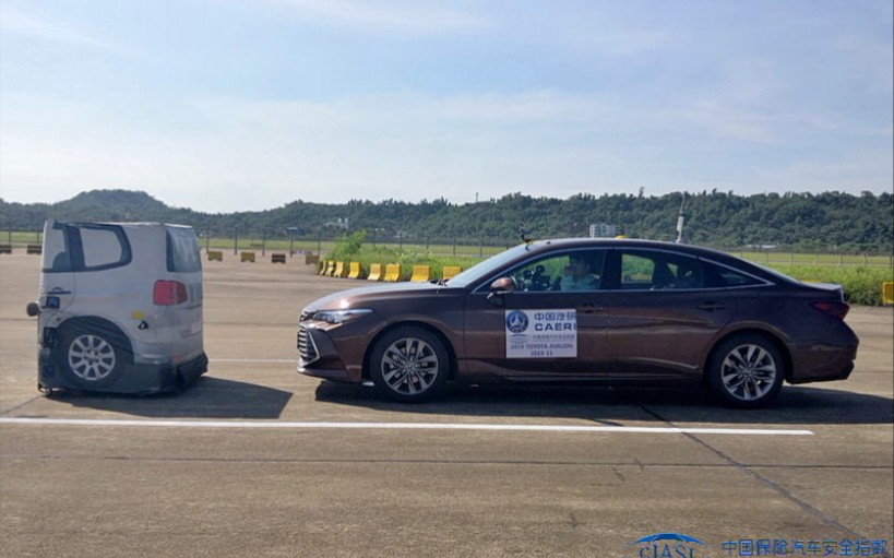 2019 天津一汽丰田 亚洲龙 FCW/AEB测试 c-ias