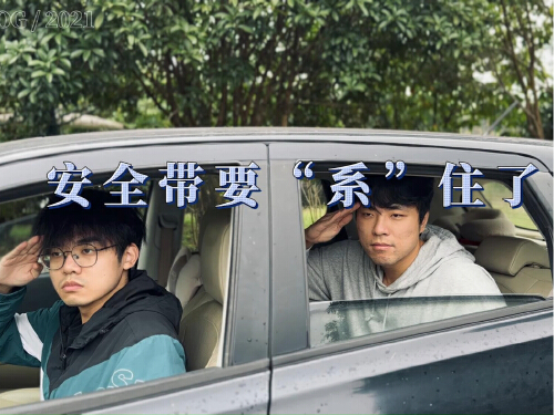 安全带要"系"住了