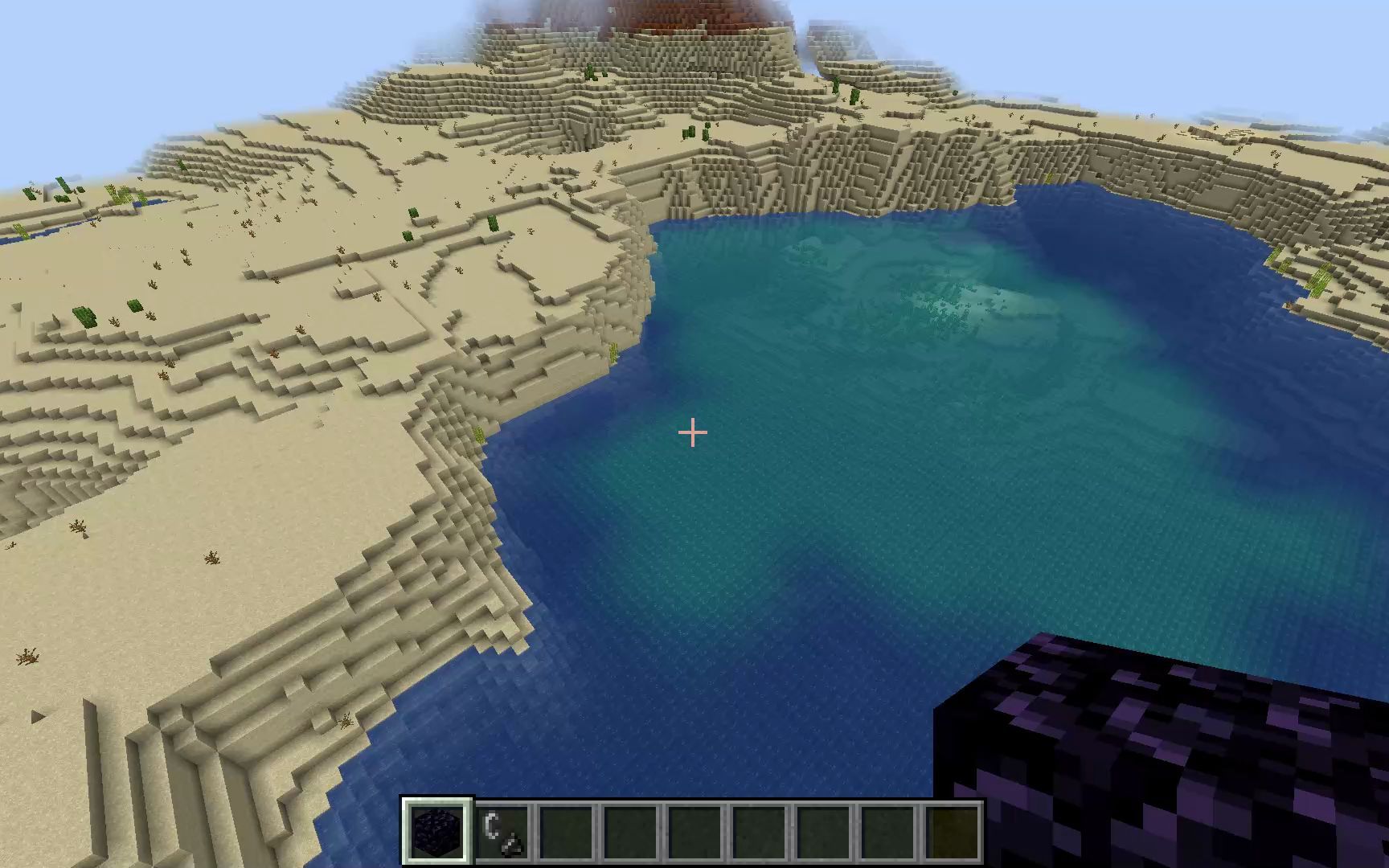 mc中最小的沙漠内陆暖水海洋