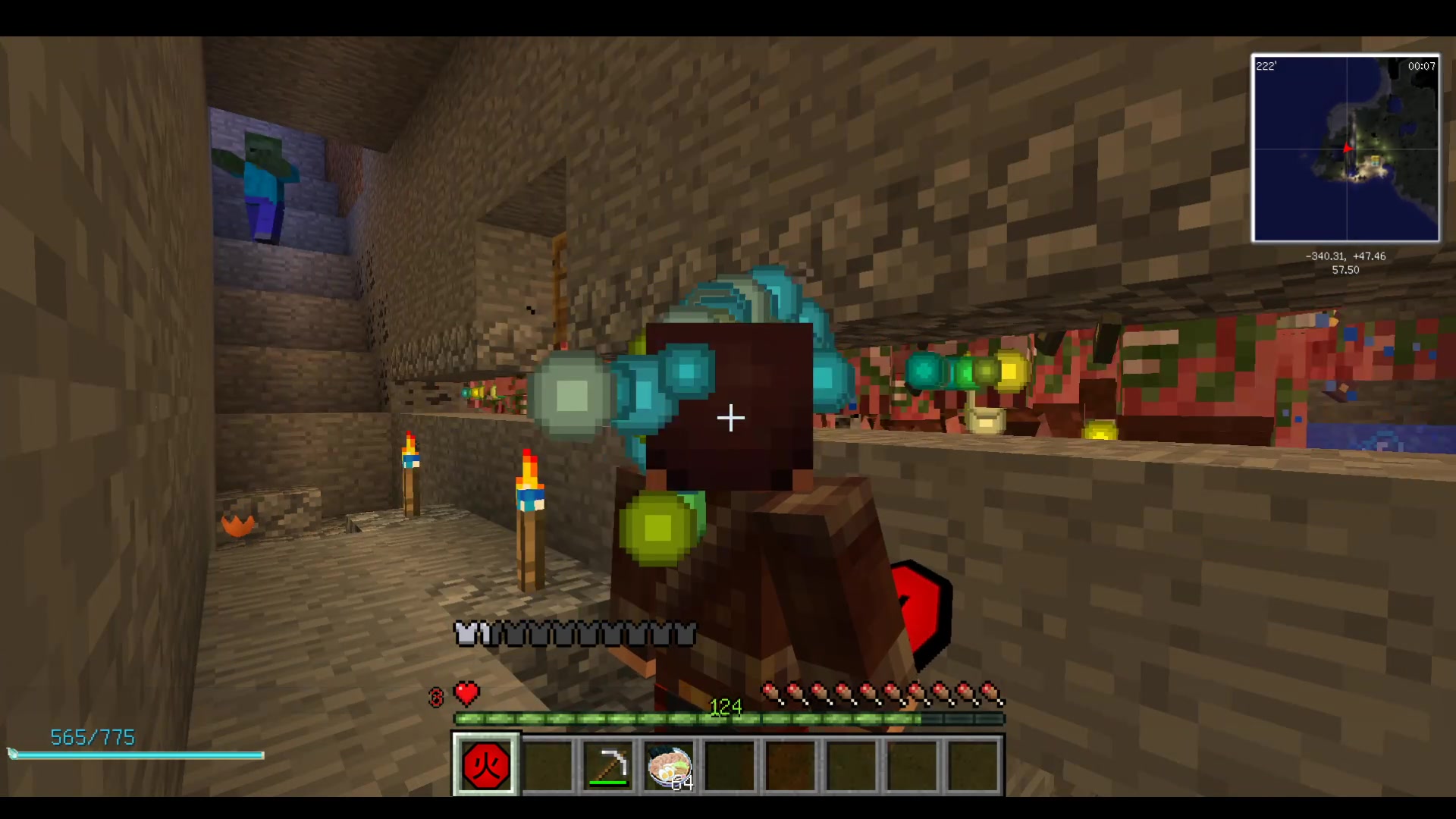 我的世界火影忍者生存【二】开启万花筒写轮眼成为九尾人柱力