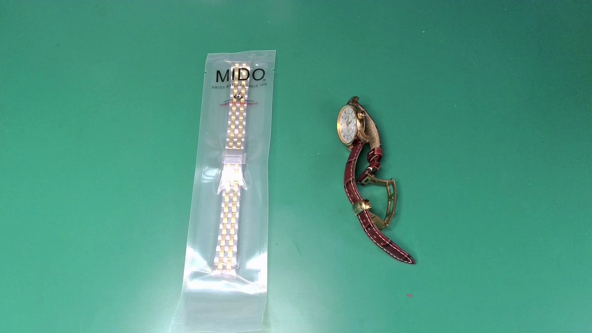 换个表带 MIDO 皮带换钢带