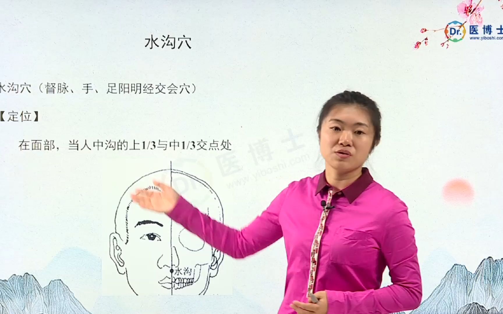 督脉—整合各个阳经的阳脉之海-水沟穴