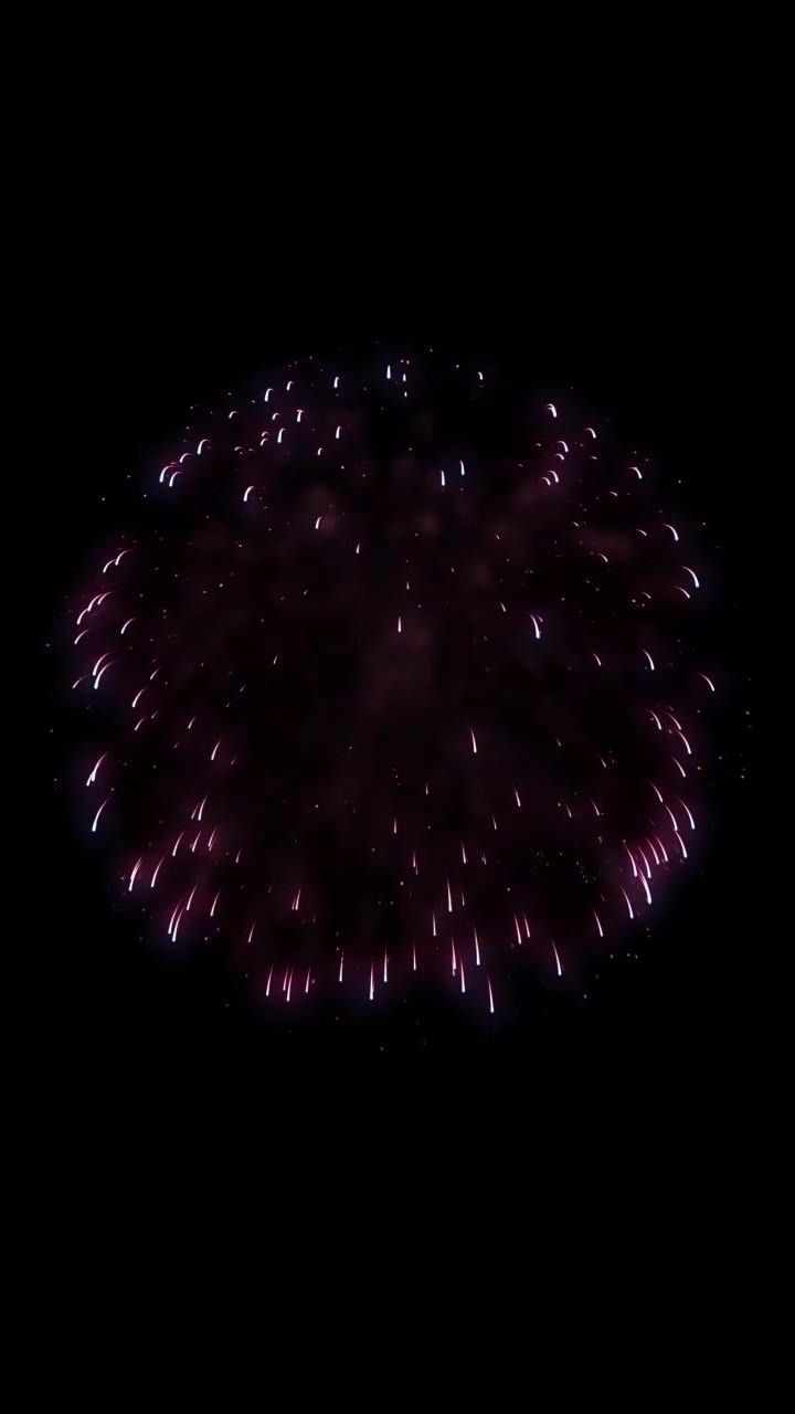 高清高帧率烟花素材,ae特效
