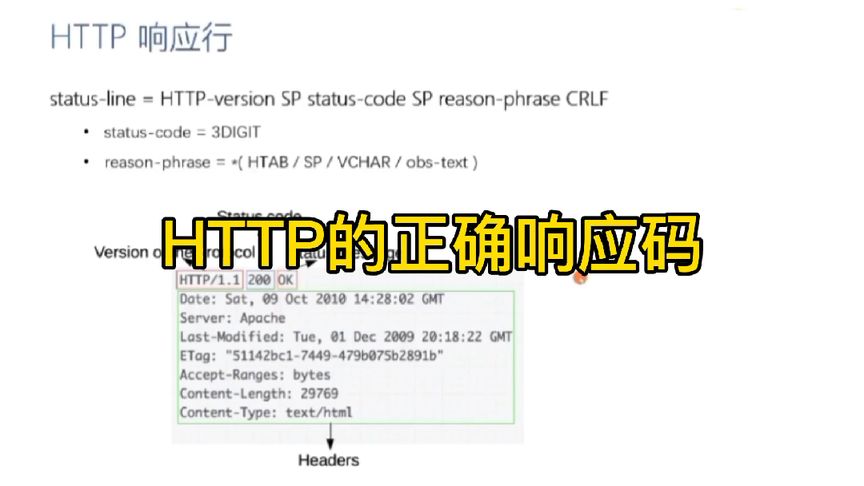 Web协议详解及抓包实战:http的正确响应码