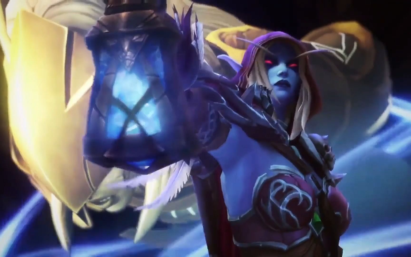 魔兽世界7.0 军团再临 希尔瓦娜斯与格雷迈恩之战 110级版本CG动画(...