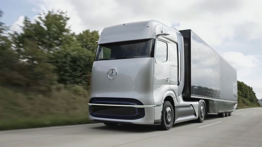 奔驰将推出氢燃料重型卡车,最大重量40吨,续航里程可达1000公里