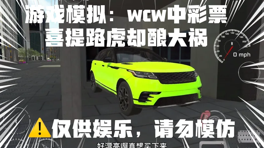 车祸模拟器手机版(1) :wcw喜提新车却酿大祸