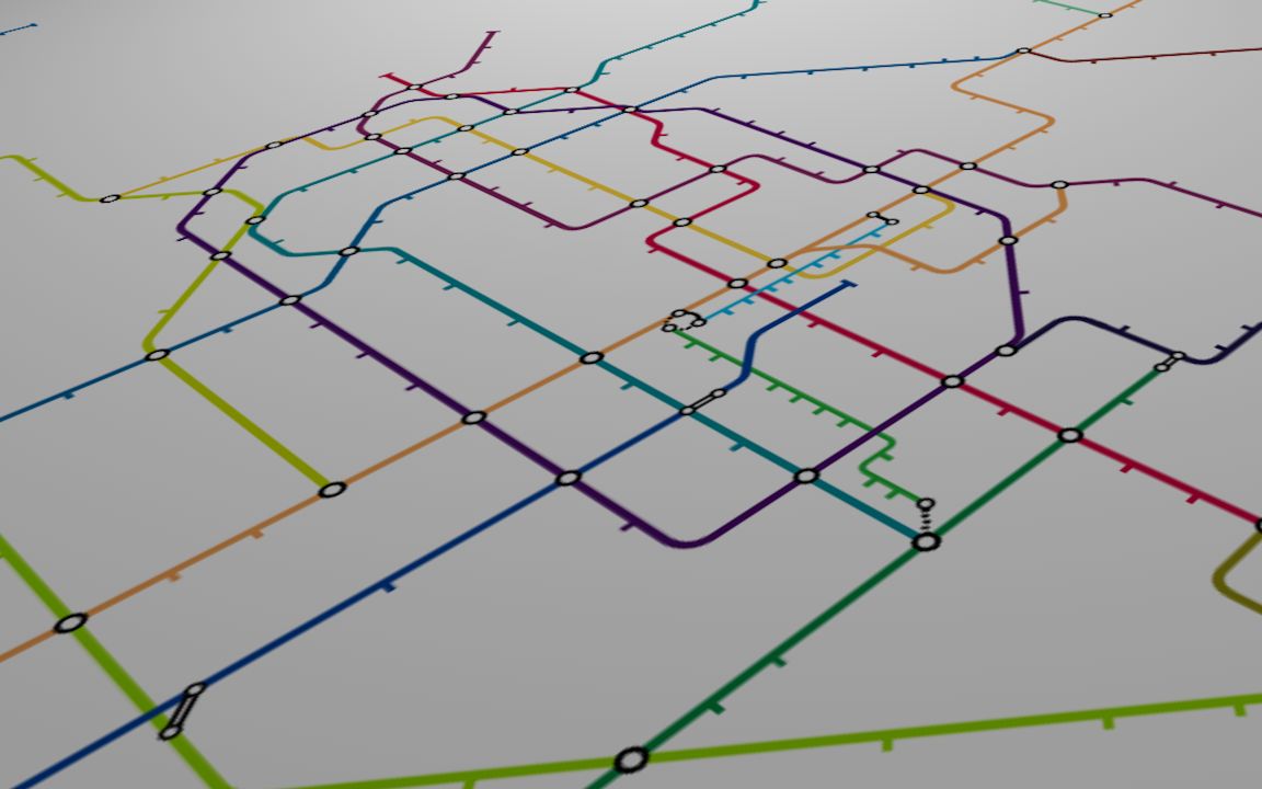 广州地铁线路图演变历史