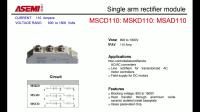 MSCD110-16单臂串联整流模块工作原理是什么?美高森美同参数性能 ...