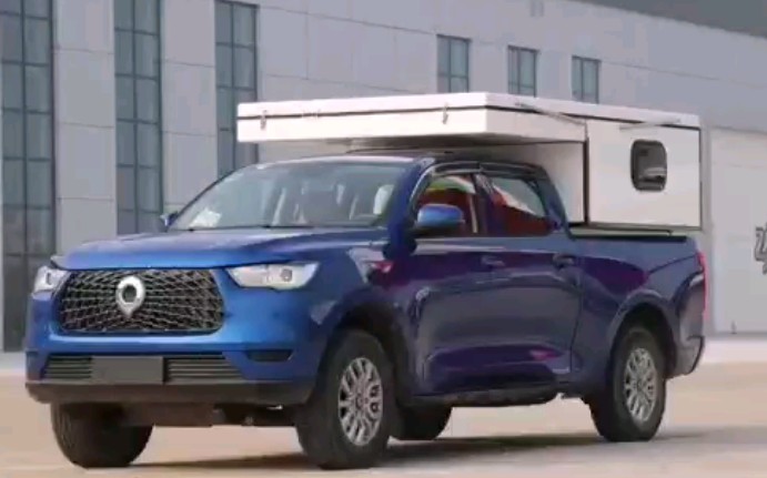 皮卡背驮式房箱,长城炮房车、床车