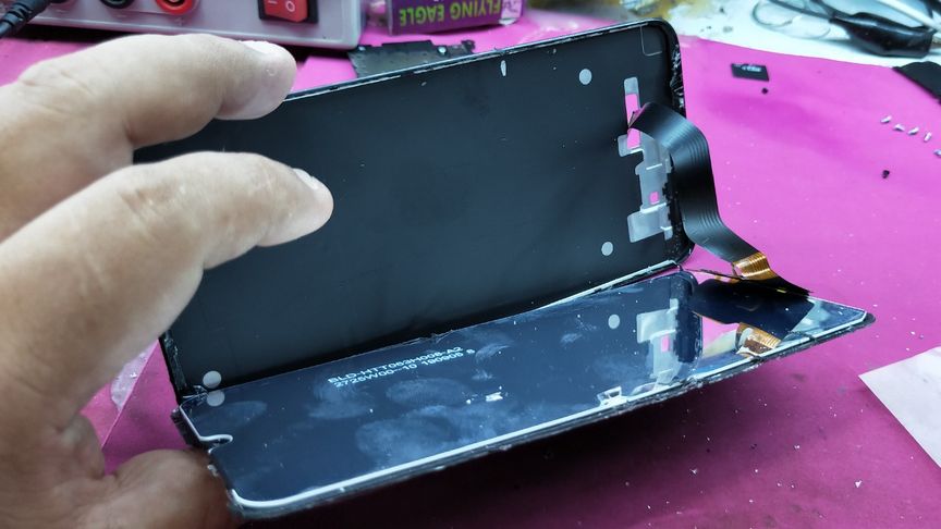 华为畅享9无框换屏教程,献给新人小白