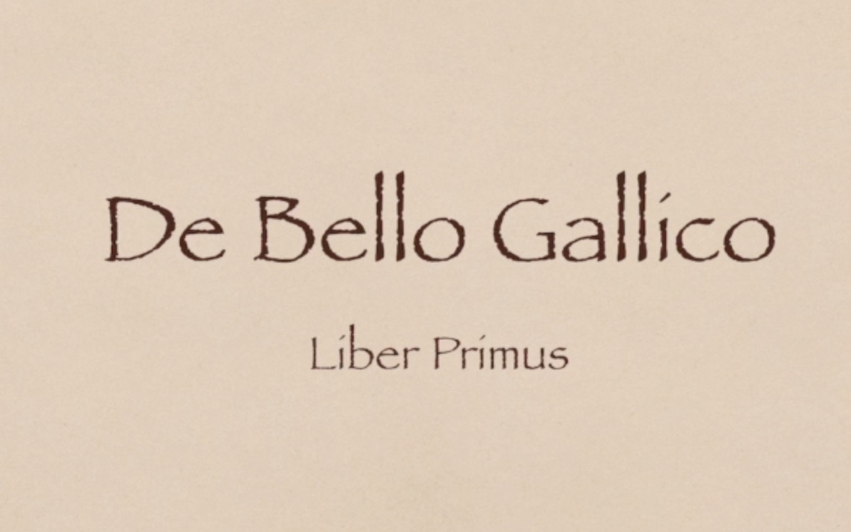 爱杜依人,听我说,谢谢你.|拉丁语《高卢战记》带读|第一部分第十六段