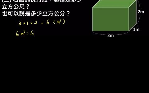 五下1-3-3立方公尺與立方公分的換算