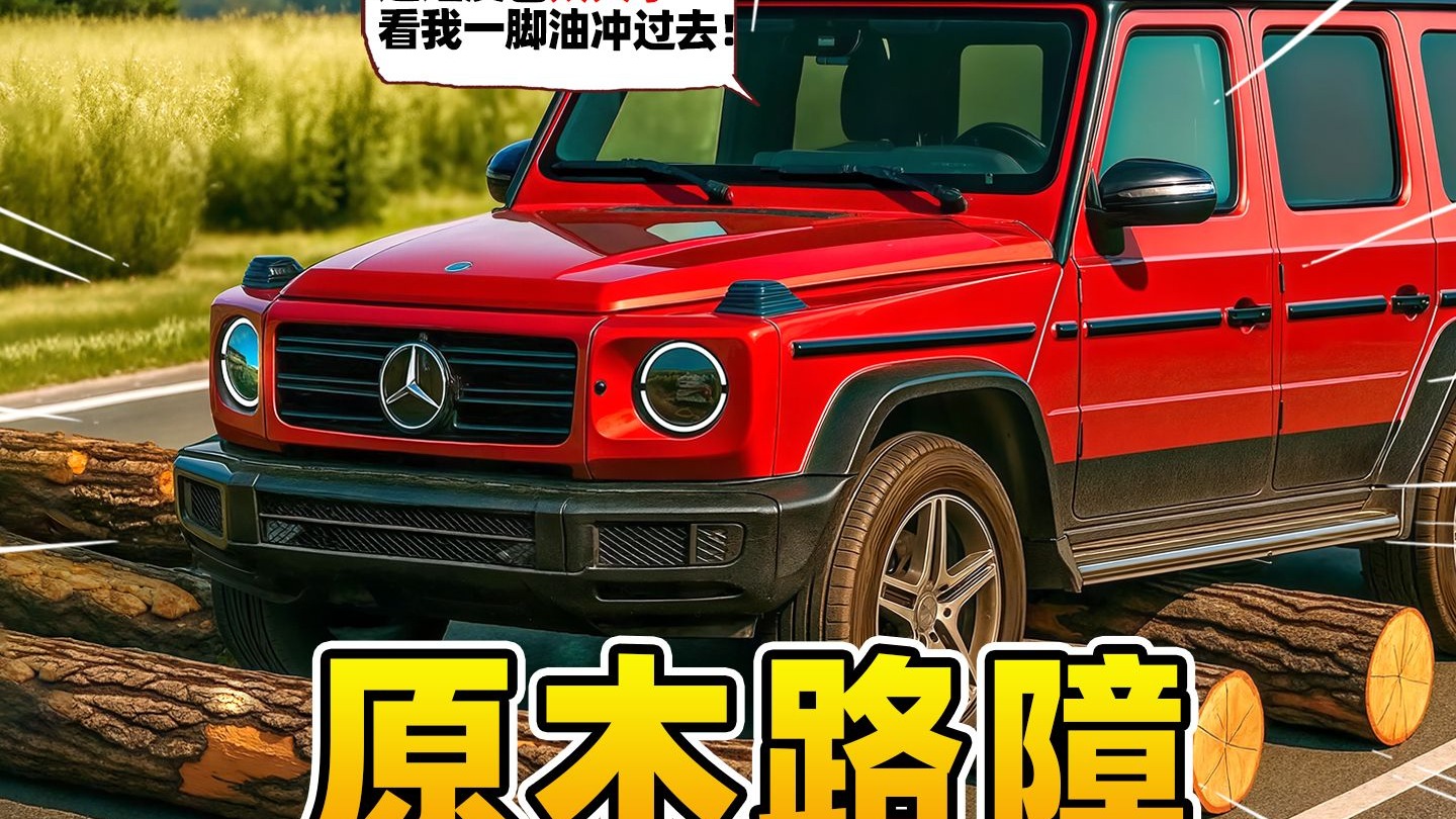 模拟器:汽车挑战36根原木,老司机一脚油门,汽车上演后空翻!_游戏热门...