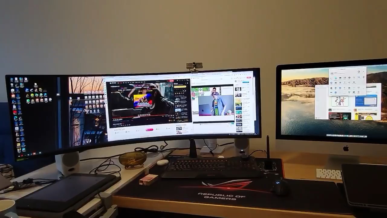 桌面分享| 2022你需要一个超宽21:9屏幕5k超清屏幕:40英寸5120×...