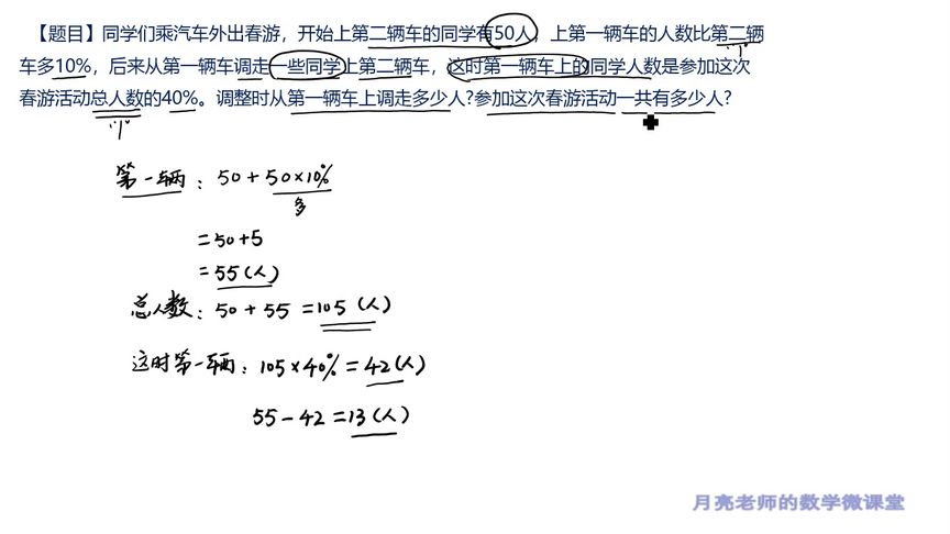 六年级:稍复杂的百分数应用题,做一道题会一类题才是真正的理解