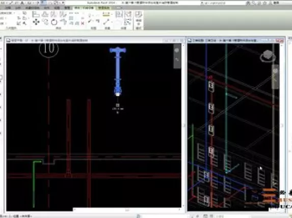 【必易BIM-Revit给排水系列教程】第四章5室外消防绘制与管道附件添加