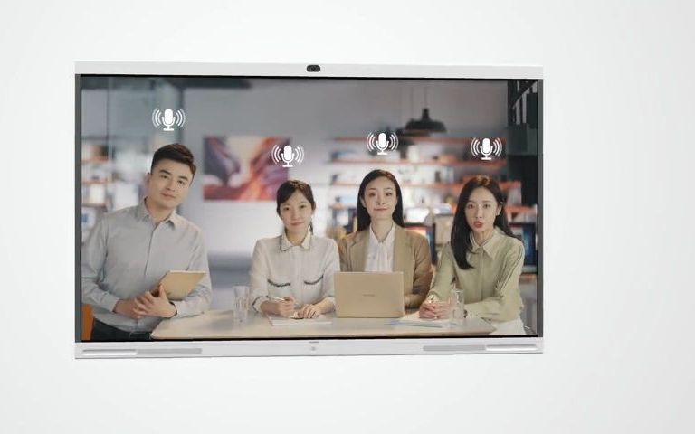 ...智慧屏ideahub 拥有强大的智能音幕,可以用AI打造你的专属会议空间