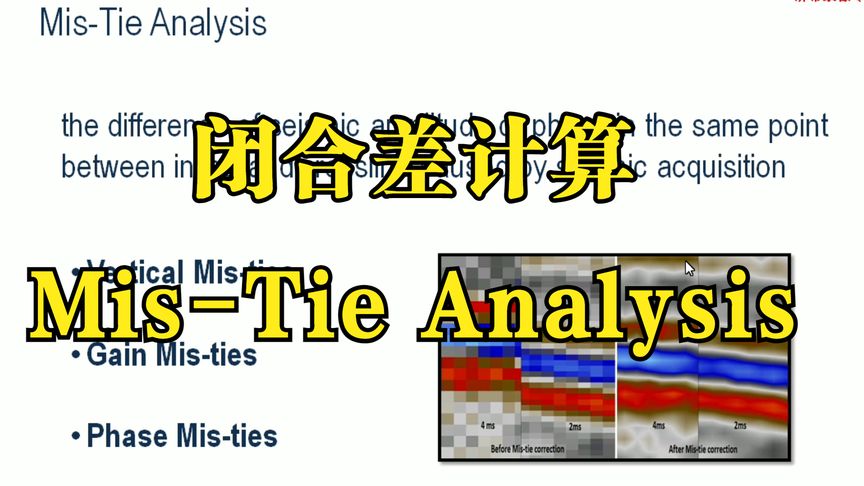 Petrel学习第11天:多数据闭合差计算