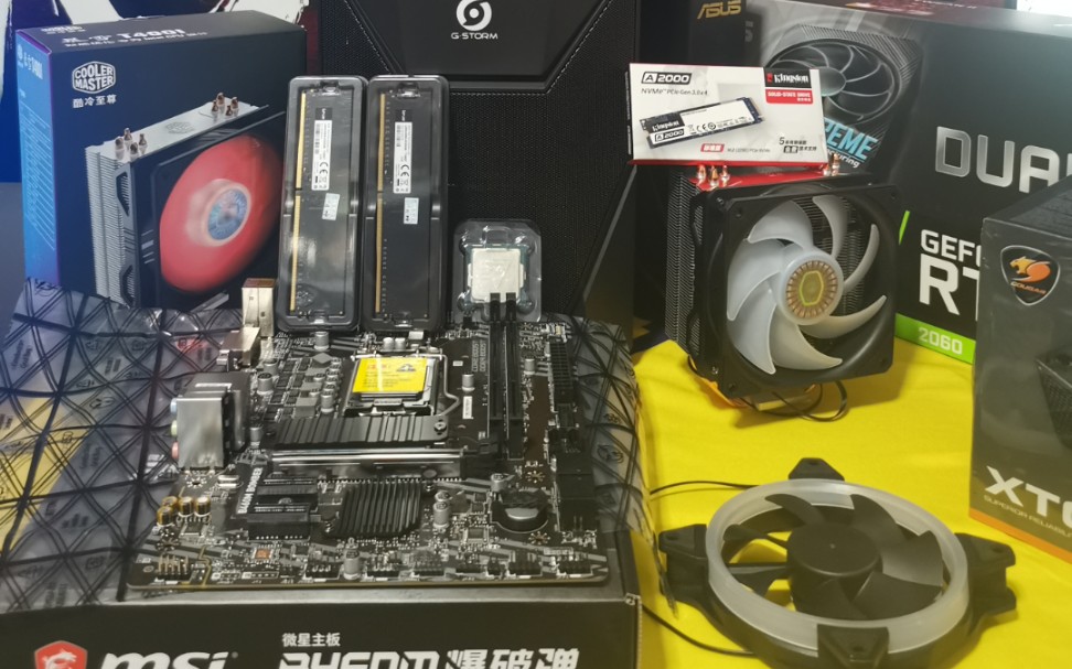 ...10400F+2060显卡系列 你们的电脑搬运工来了!这套搭配怎么样!DIY...