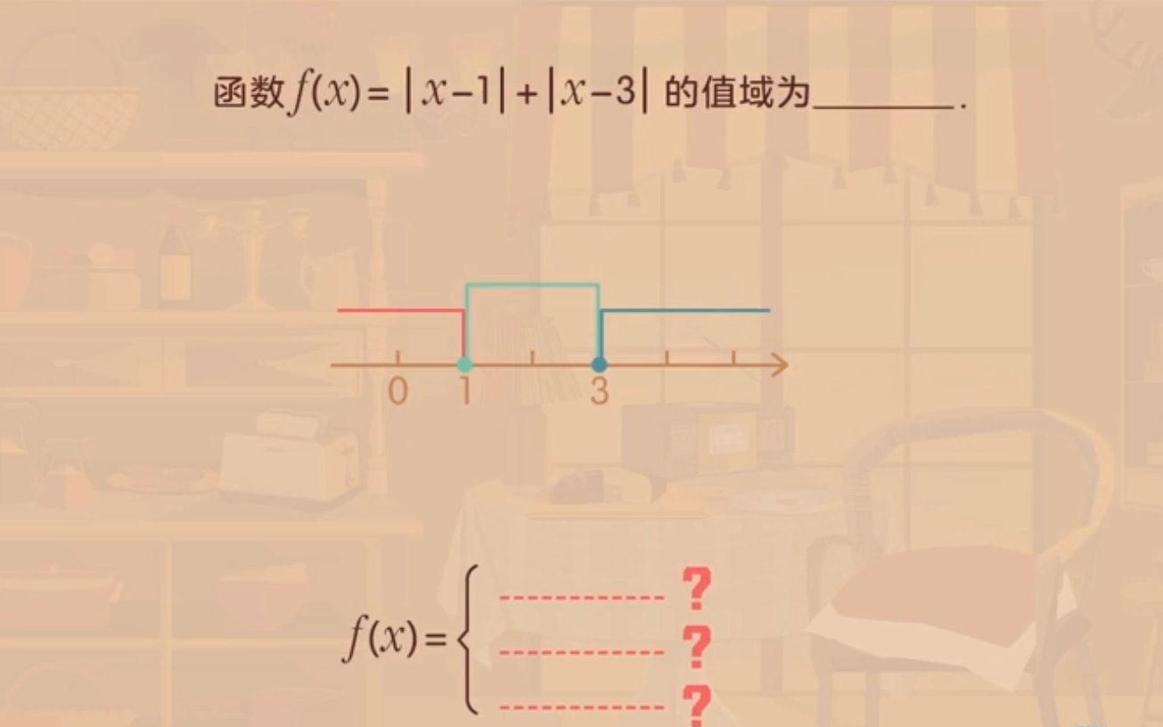高一数学26分段函数带绝对值求值域