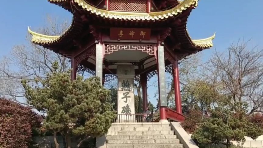 南京燕子矶公园冬天的风景,美的像幅水墨画!