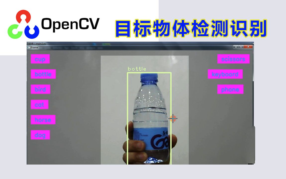 开源案例:目标物体检测识别(openCV自学记录分享心得)