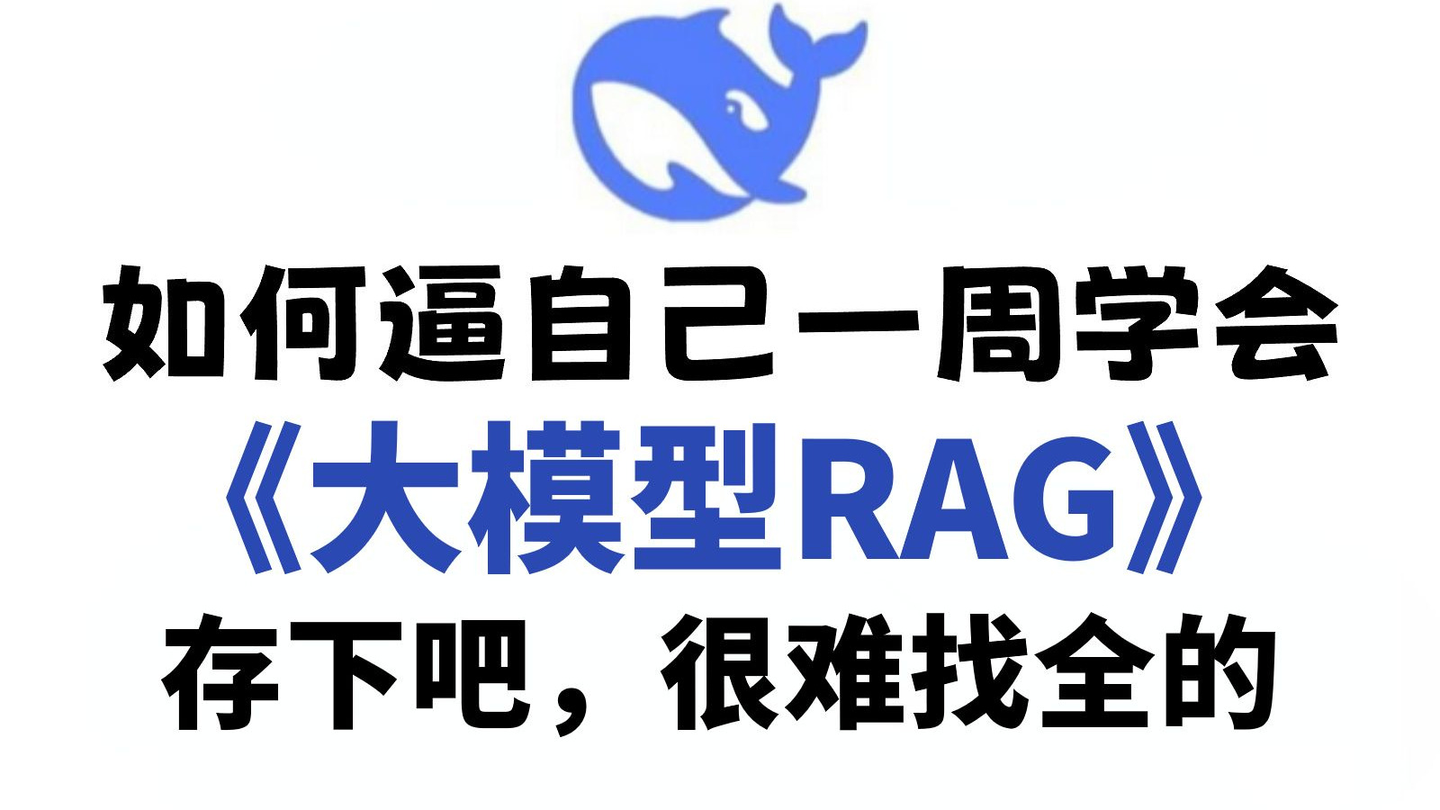 这绝对是2025年B站最全最细的大模型RAG(检索增强生成)全套教程,...