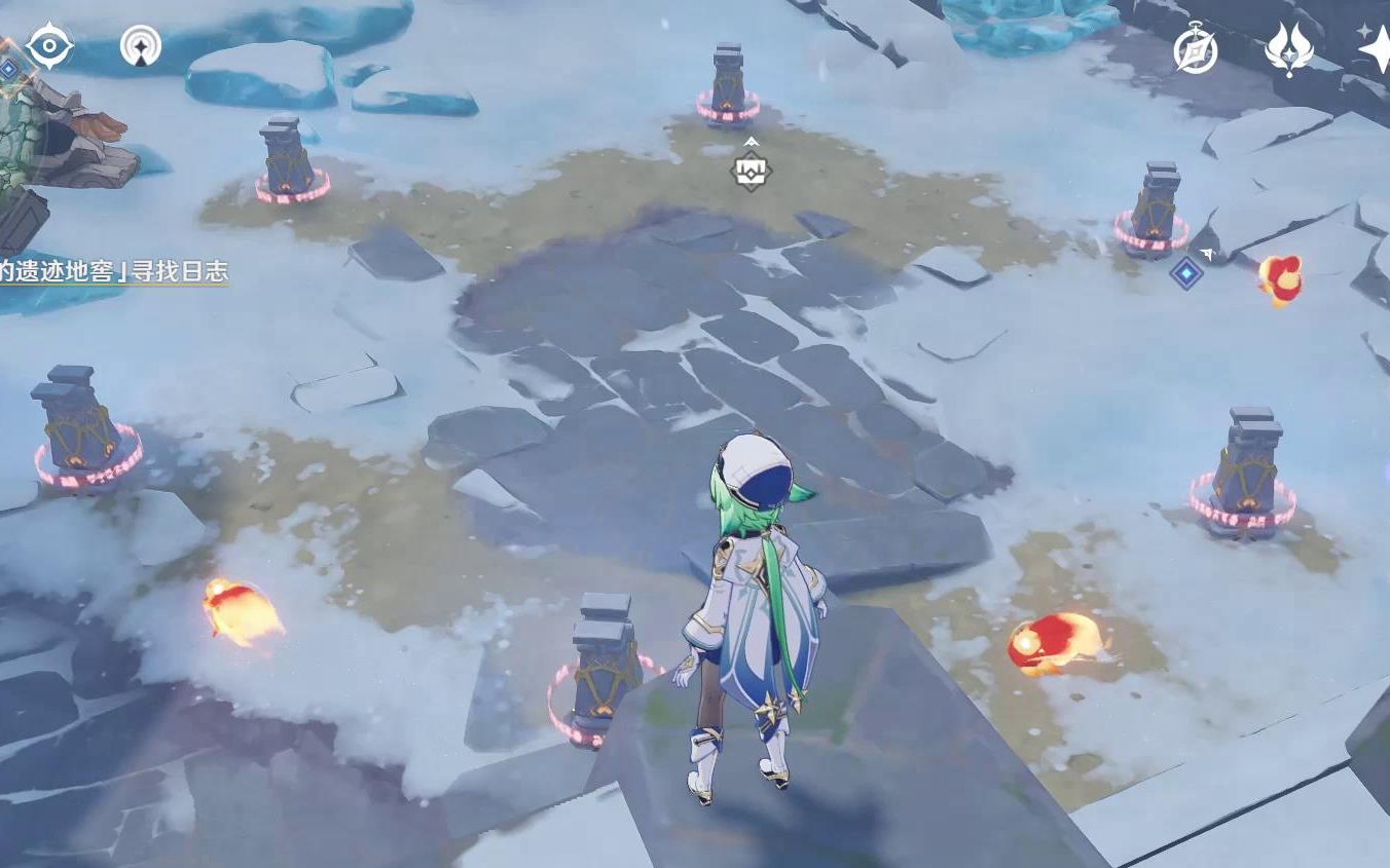 【原神】覆雪之国寻找日志 超简单 无脑的 解密方法 秒懂