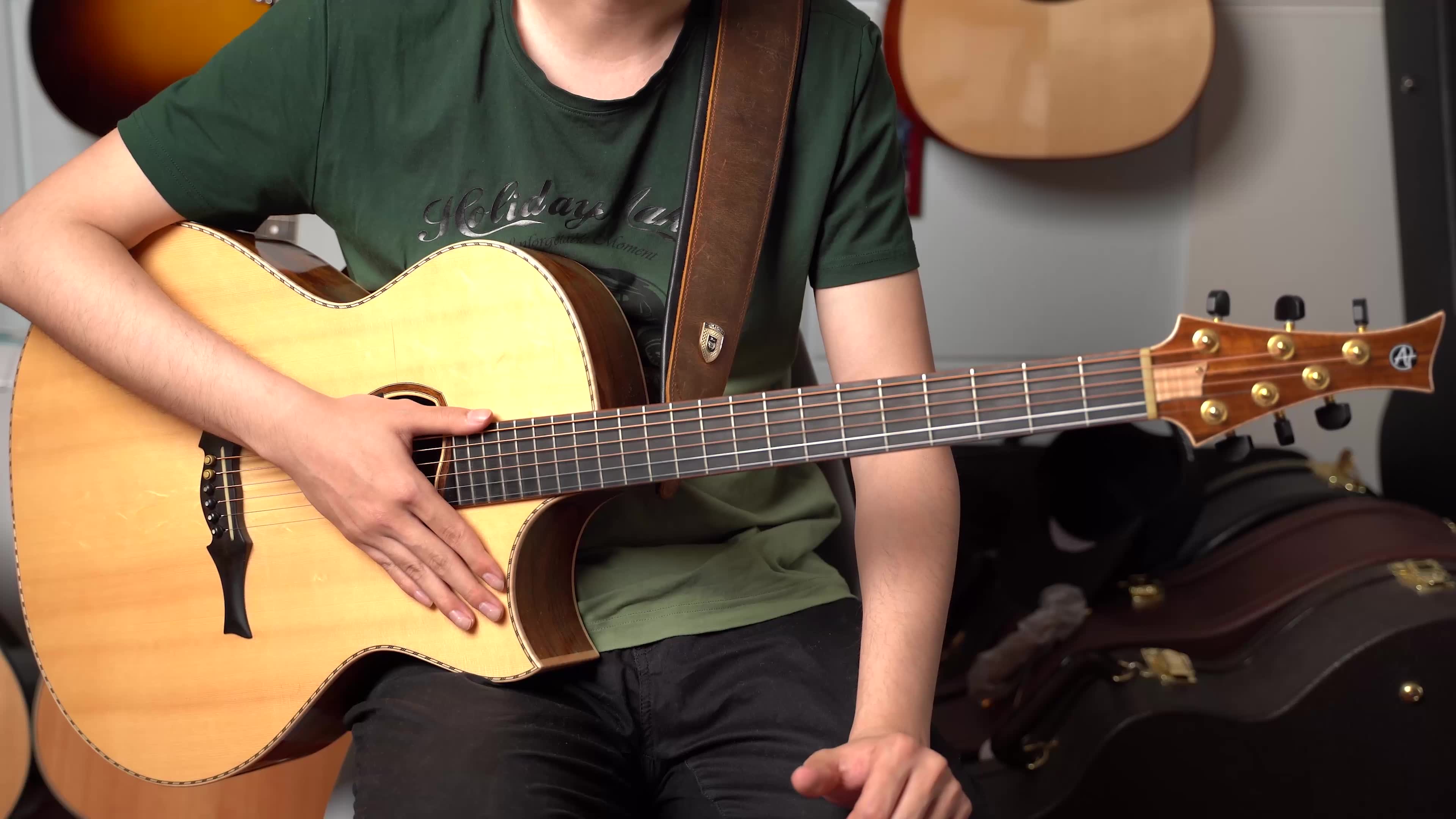 [吉他教学]干货!用蔡徐坤《只因你太美》做范例,超详细吉他slap教学!