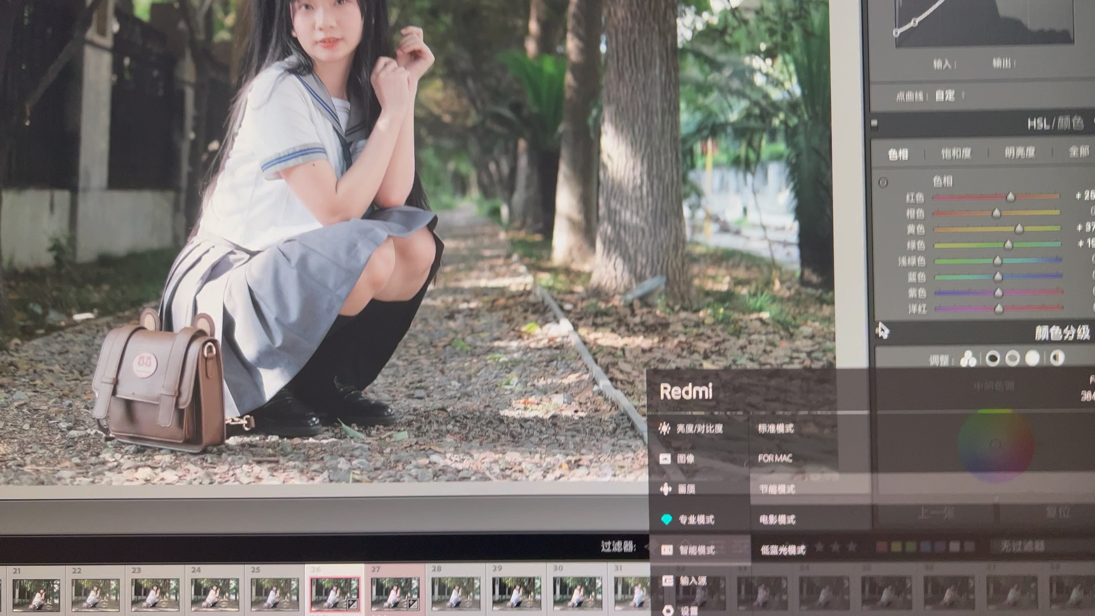 红米redmi 4k显示器,软件bug,mac模式色调不准