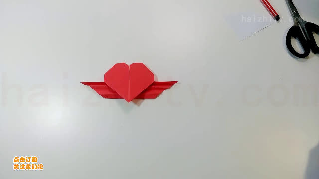 折纸视频教程,如何折立体心形,手工折纸大全