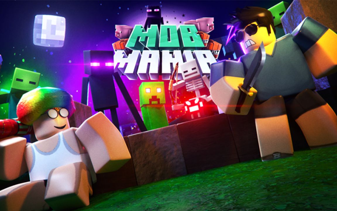 Roblox怪物生存模拟器:我的世界怪物来袭!还有末影人?小格解说