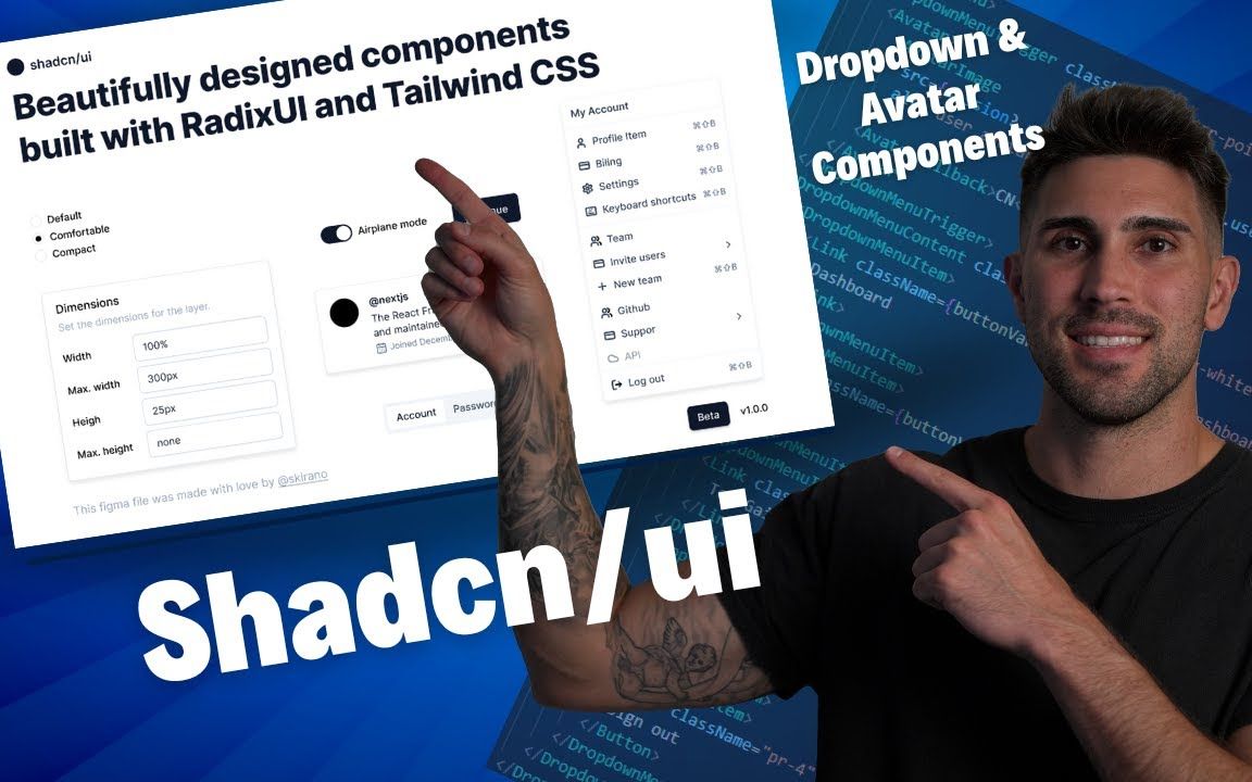 改变游戏规则的 UI 库 @shadcn-u