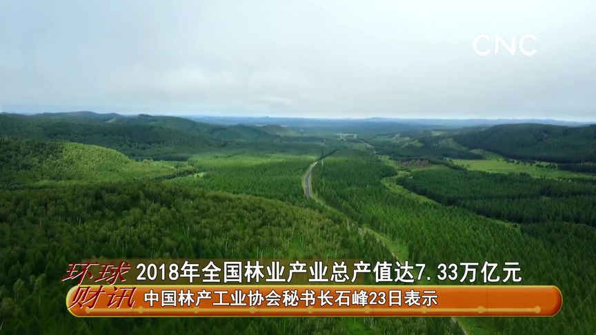 2018年全国林业产业总产值达7.33万亿元