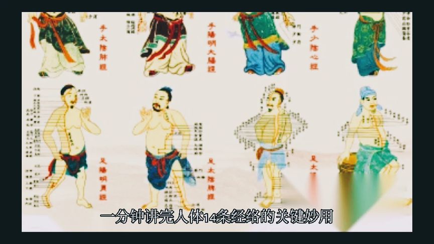 一分钟告诉你人体14条经络功能妙用