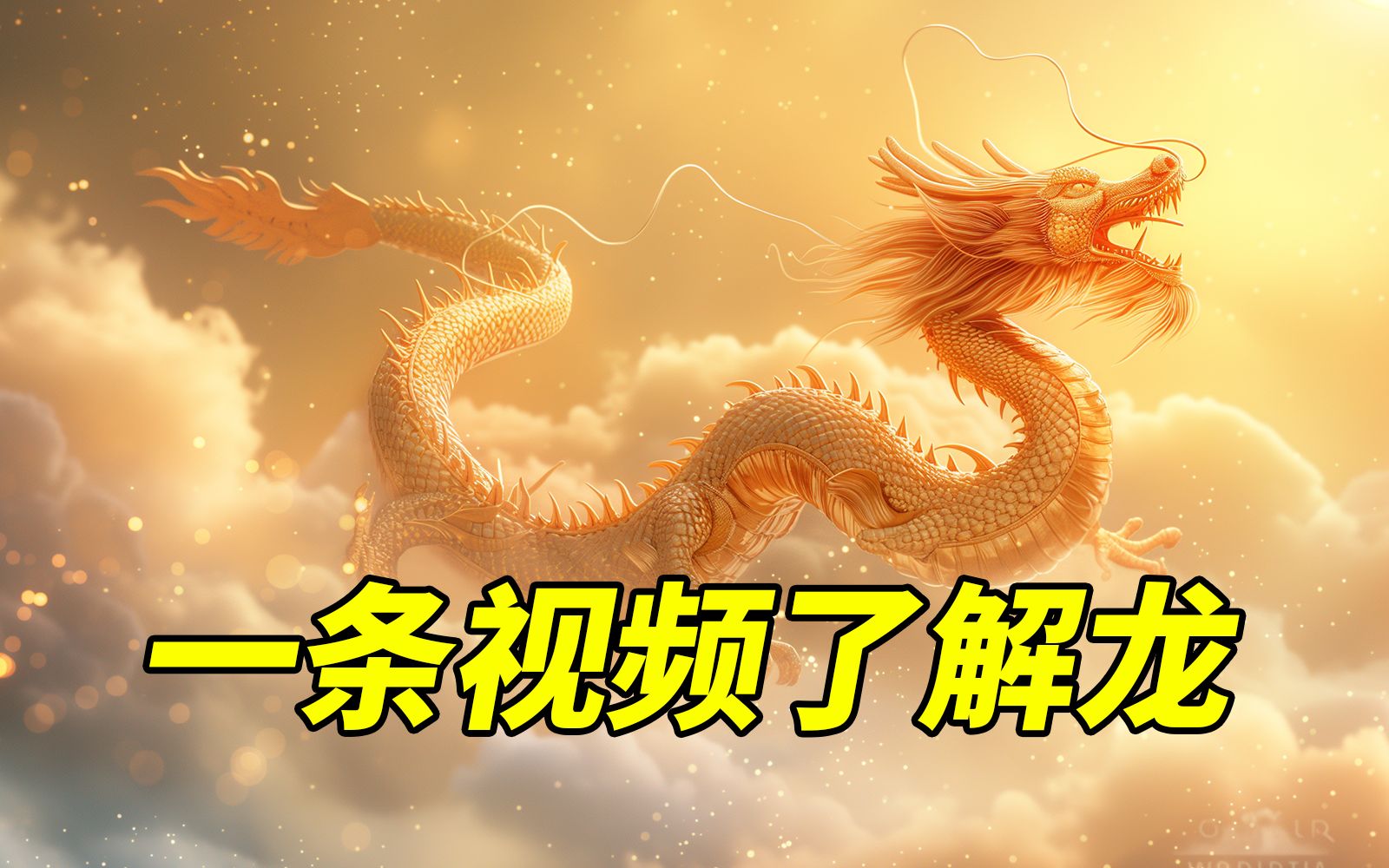 一条视频了解龙的始祖是谁?什么动物可以化龙?龙九子的母亲是谁?