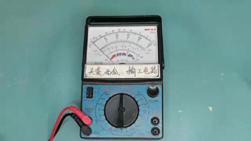 电工师傅必看!指针万用表表针暗藏的故障密码,一眼就能判断问题
