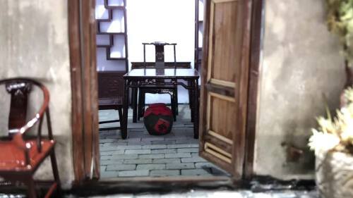 家具也安排上了。造景古建模型