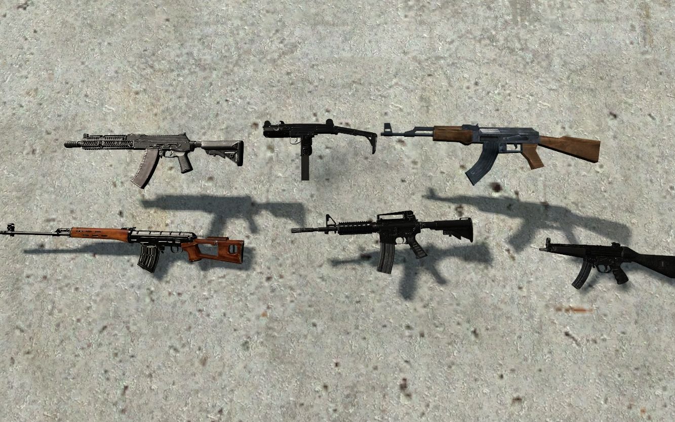 【GMOD】模组推荐:一些叛乱沙暴的枪械_其他游戏热门视频