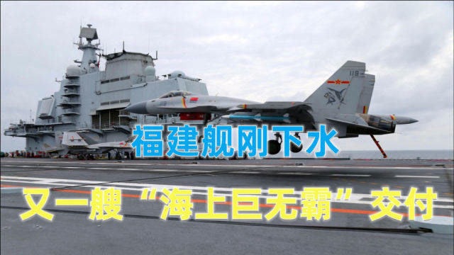 福建舰航母下水后,我国又一"海上巨无霸"交付,日本高价定购