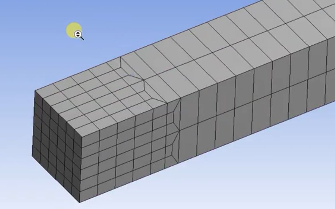 基于Ansys workbench的过渡网格划分