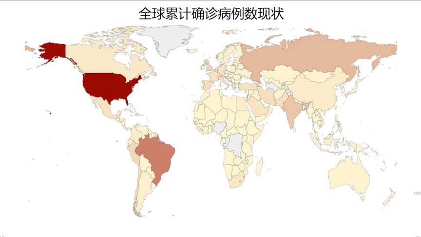 全球疫情地图:累计确诊破1000万,近6天涨百万,美巴确诊占全球近4成