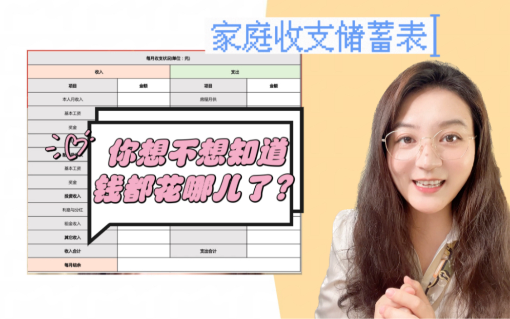 一张表助你掌握家庭财务“健康”状况